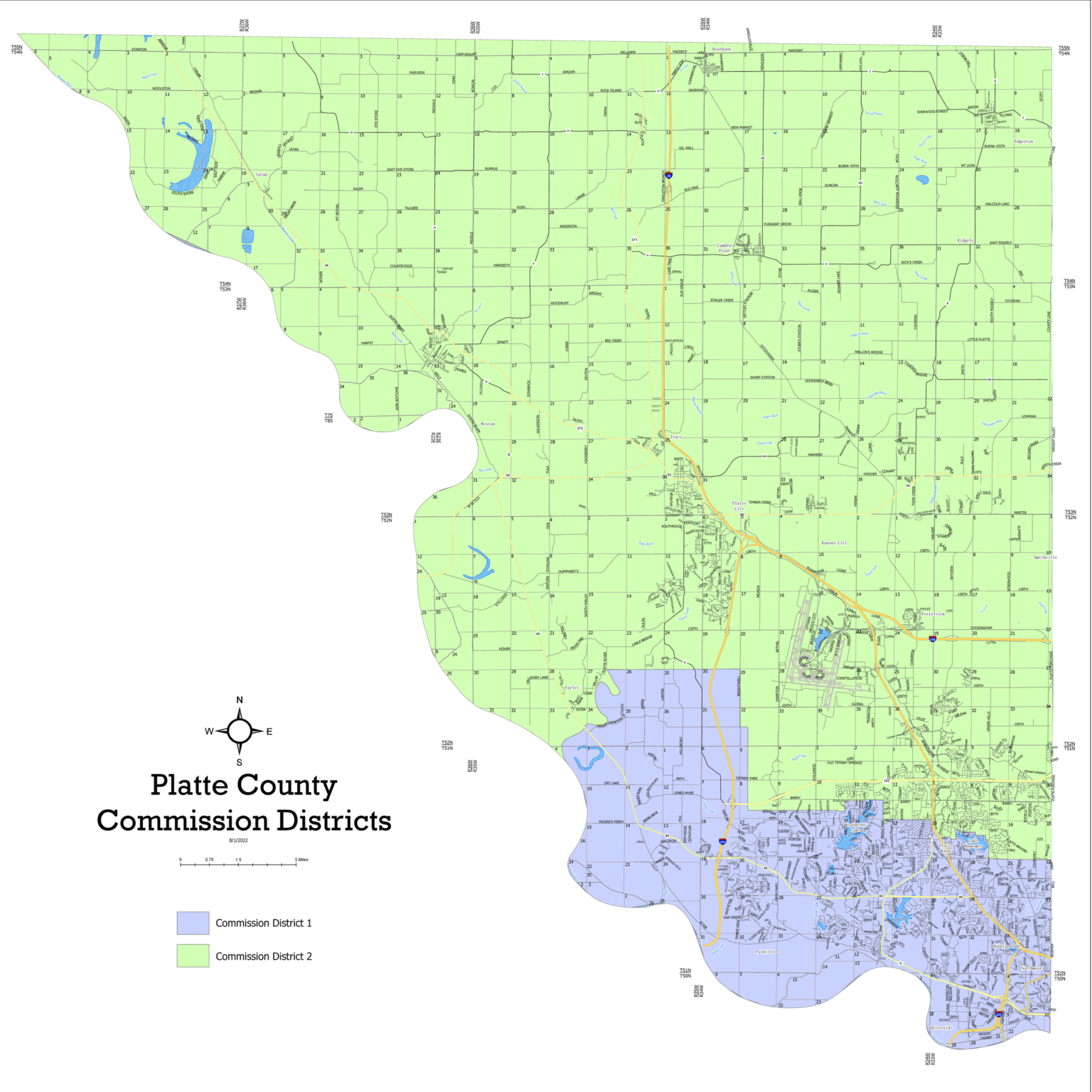 Platte County Commission Districts Map - Platte County Dems